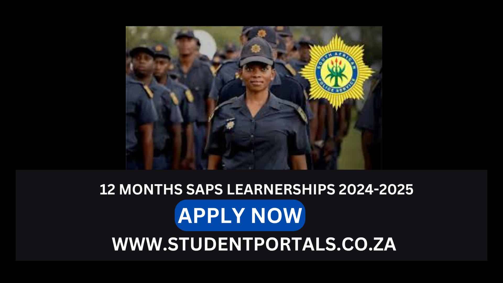 POLICE SERVICE (SAPS) POLICE TRAINEES 2024/2025 - Studentportals